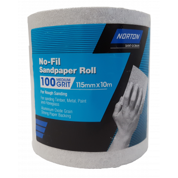 Norton No-Fil Sandpaper Rolls 10m – trademax.co.nz